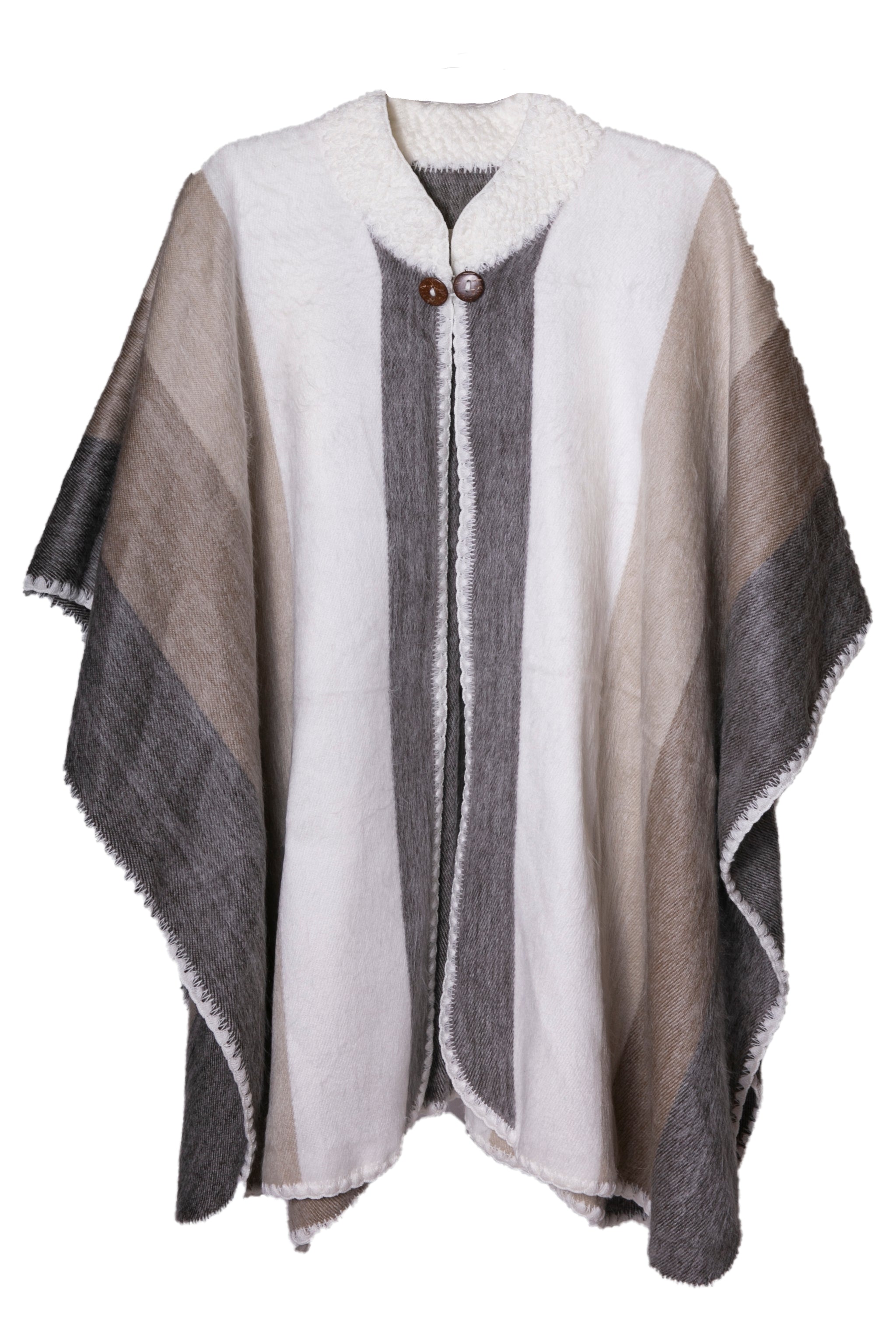Classic Light Tan Alpaca Cape – Loom Colorado